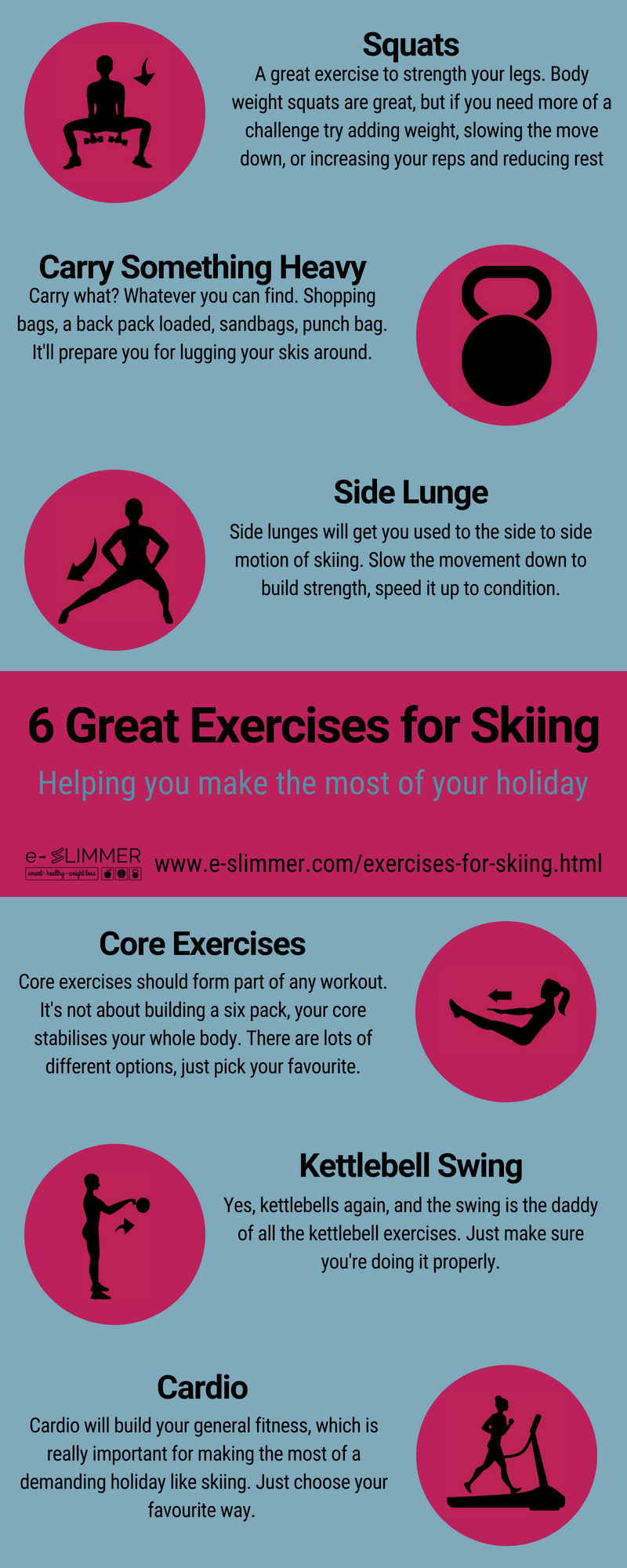 Exercises for skiing: Here Are 6 Great Ones